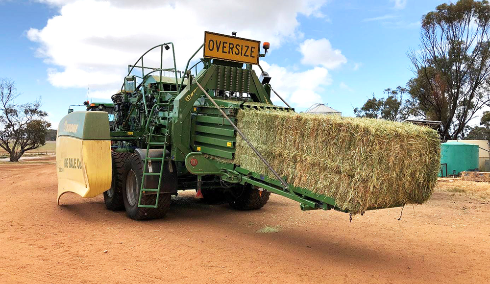 Digitalization of hay baling monitoring with telematics