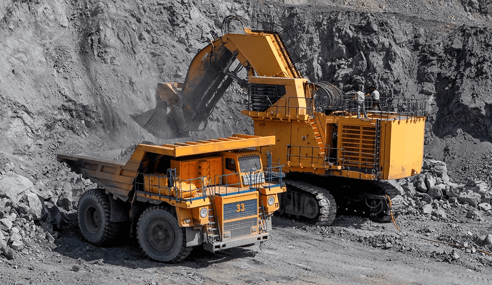 The dump truck load monitoring in Bashkiria, Russia