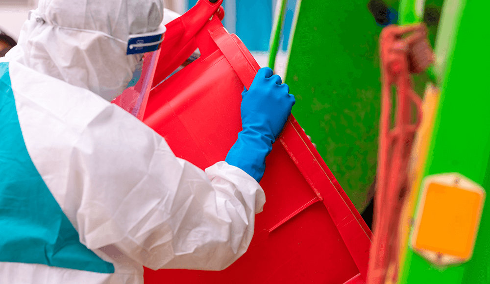 Medical waste transportation and disposal monitoring | IoT project of ...