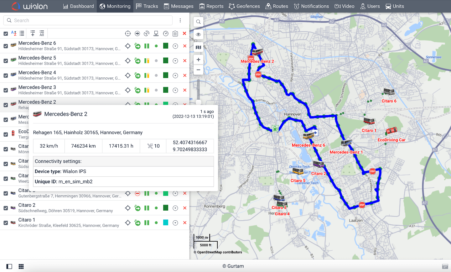 Fleet management software platform | Wialon